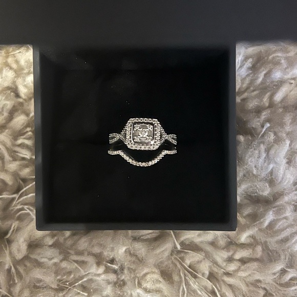 Zales | Jewelry | Zales Wedding Band Engagement Ring 2 Pieces | Poshmark